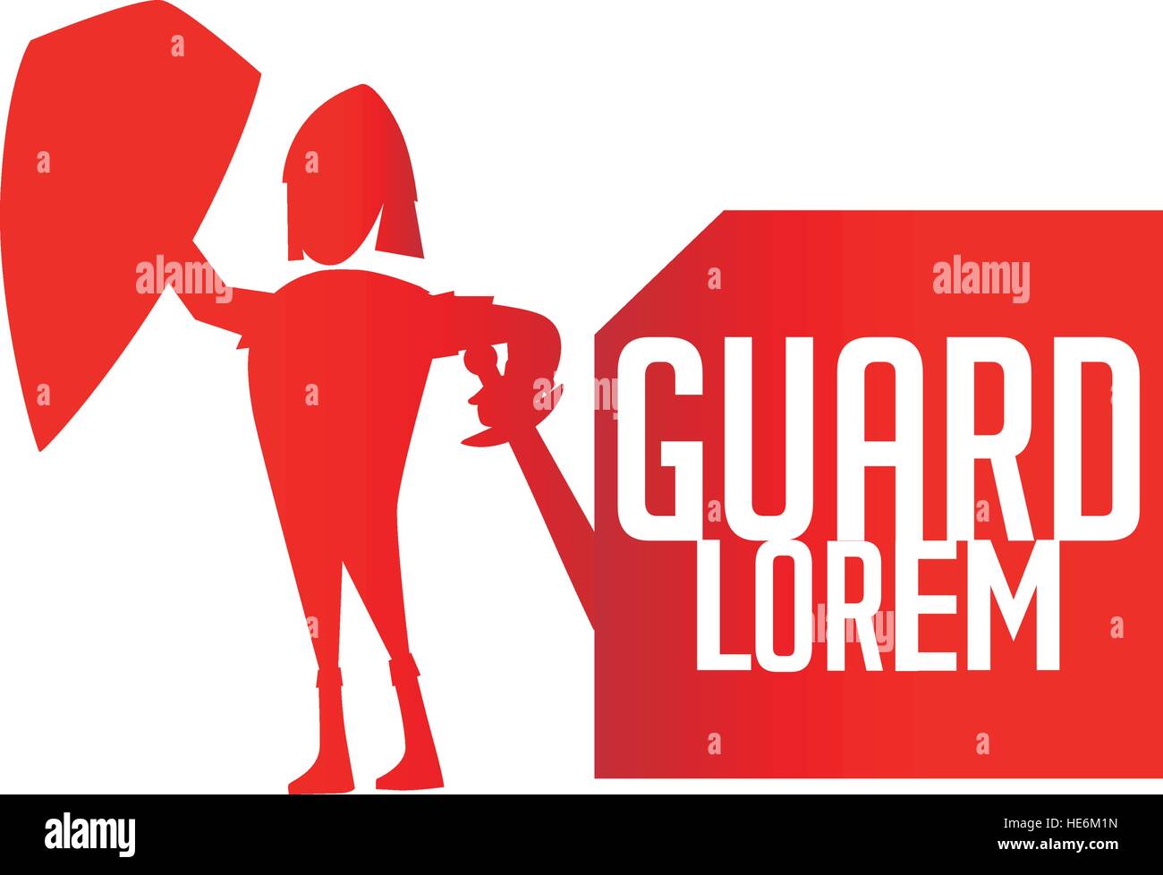 Guard Logo Concept Design. EPS 10 supported Stock Vector Image & Art ...