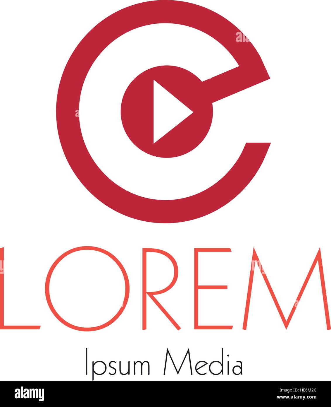 Media Logo Concept Design. EPS 10 supported Stock Vector Image & Art ...