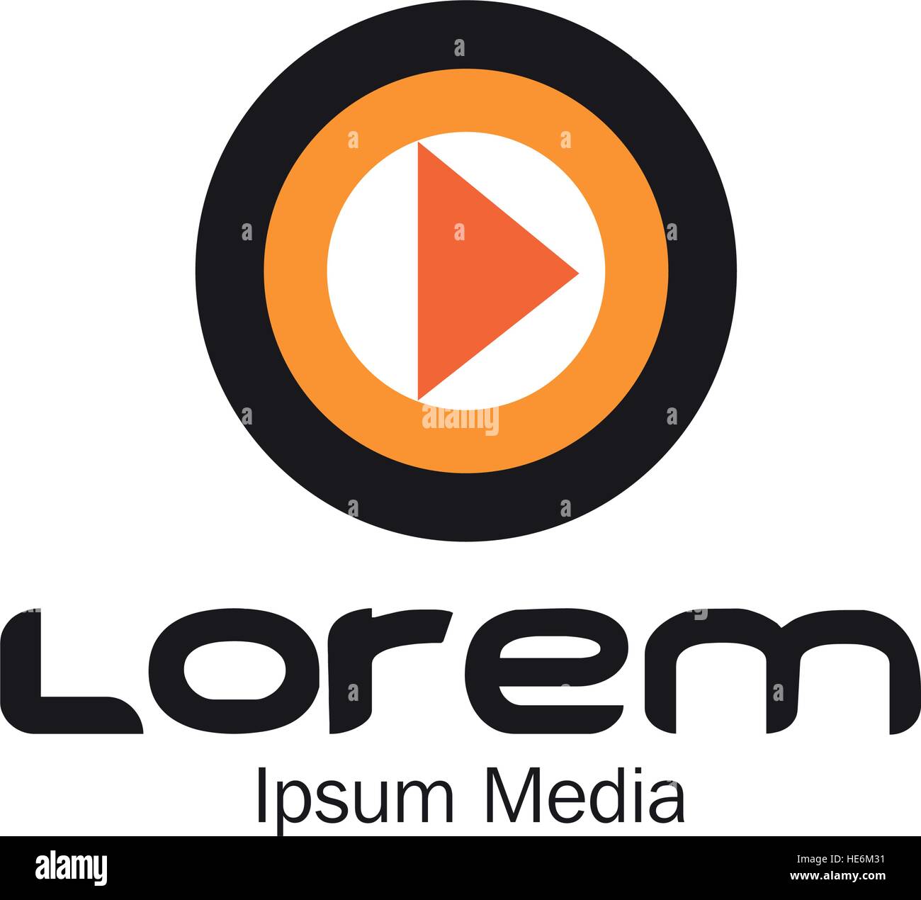 Media Logo Concept Design. EPS 10 supported Stock Vector Image & Art ...