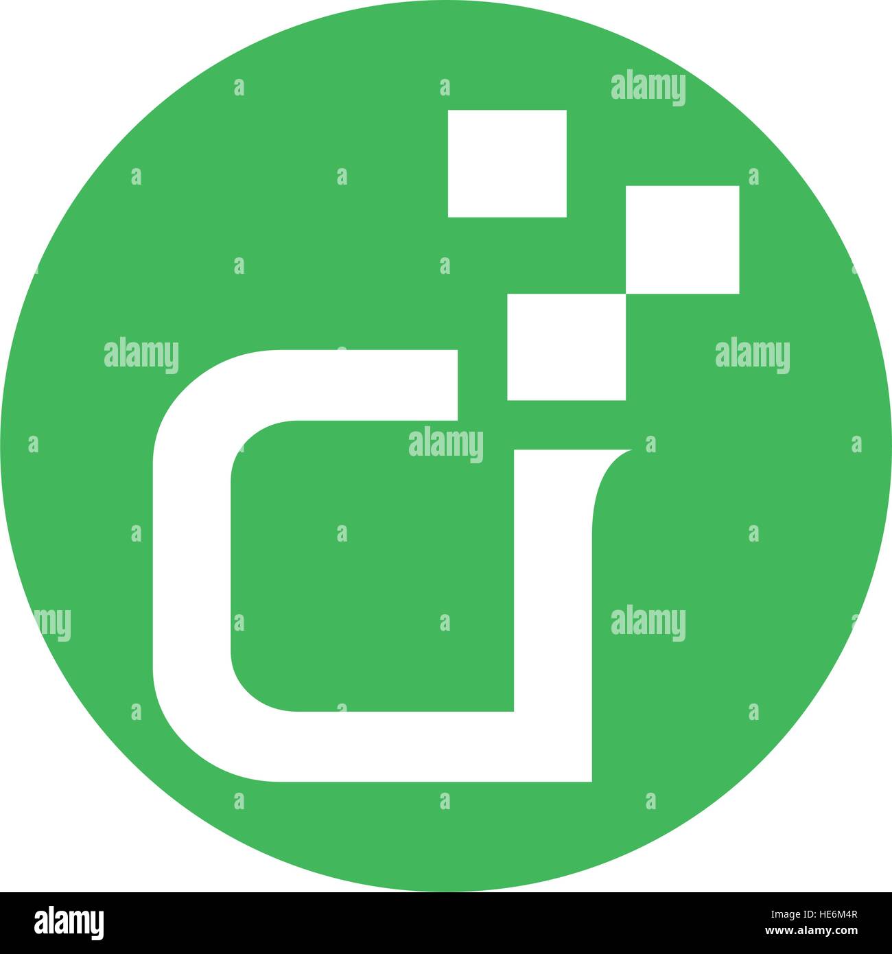 Abstract Letter Logo Design Stock Vector Image & Art - Alamy