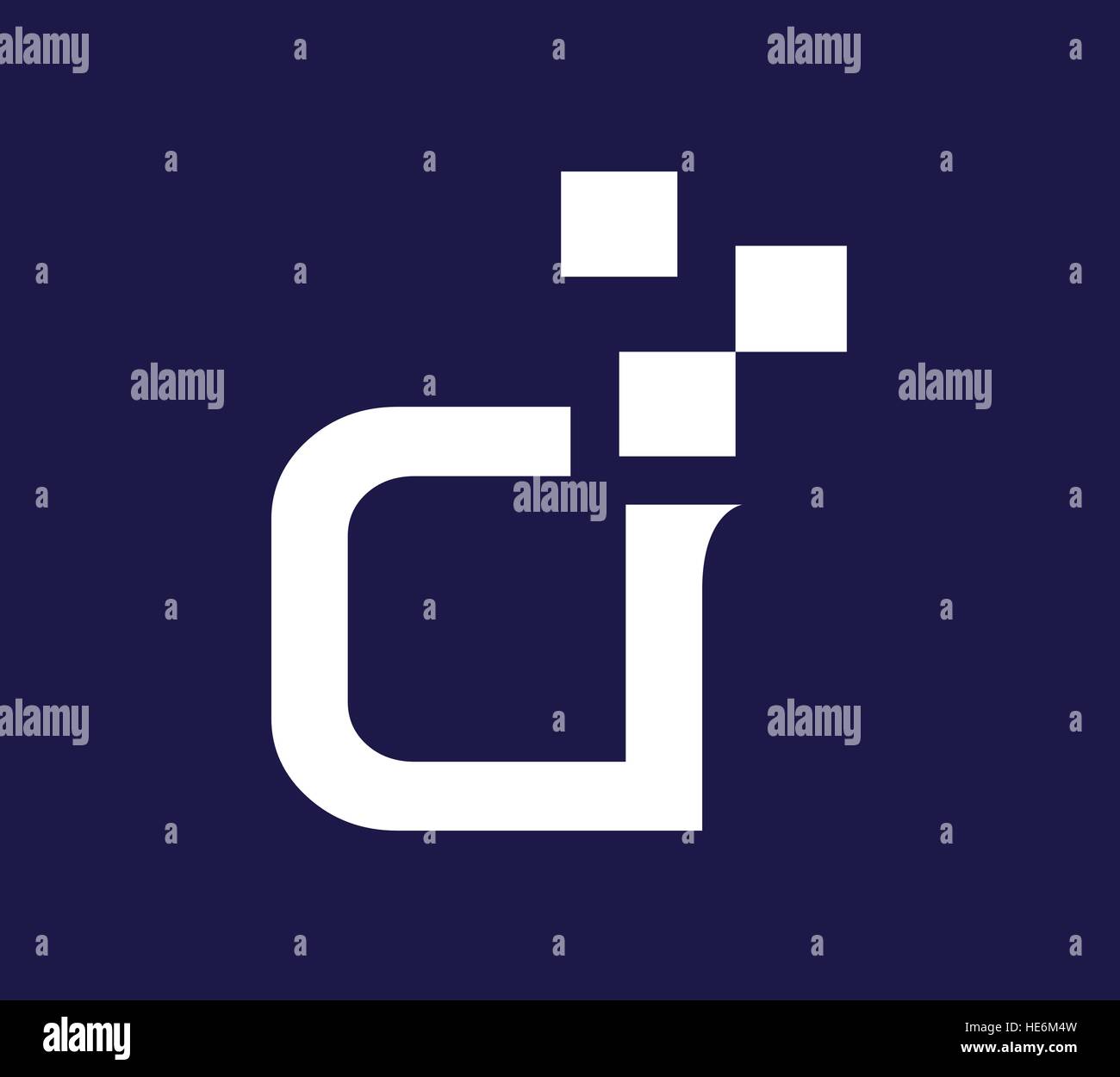 Abstract Letter Logo Design Stock Vector Image & Art - Alamy