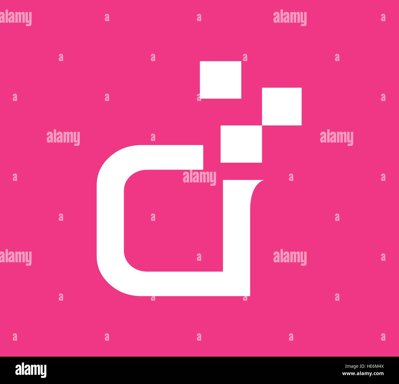 Abstract Letter Logo Design Stock Vector Image & Art - Alamy