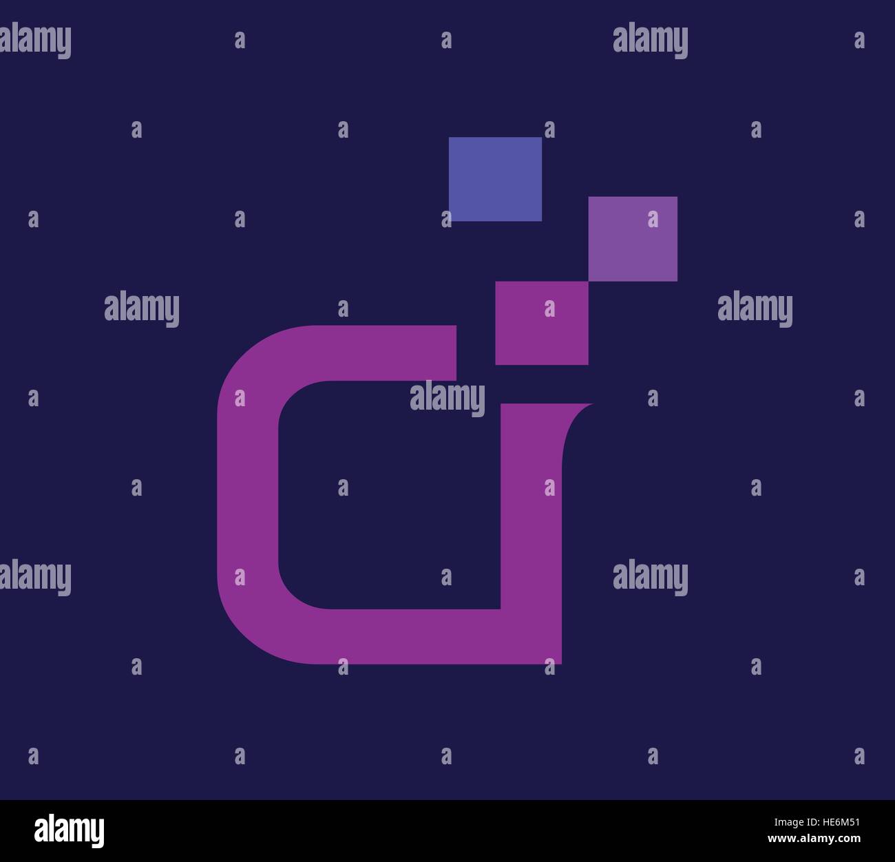 Abstract Letter Logo Design Stock Vector Image & Art - Alamy