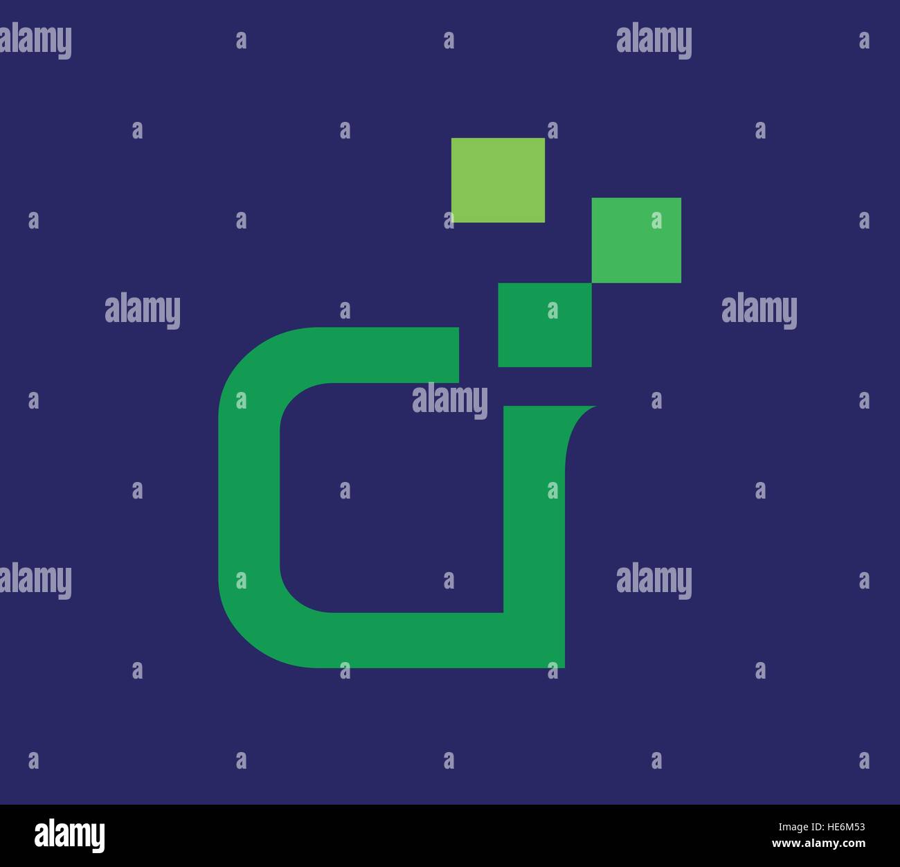 Abstract Letter Logo Design Stock Vector Image & Art - Alamy