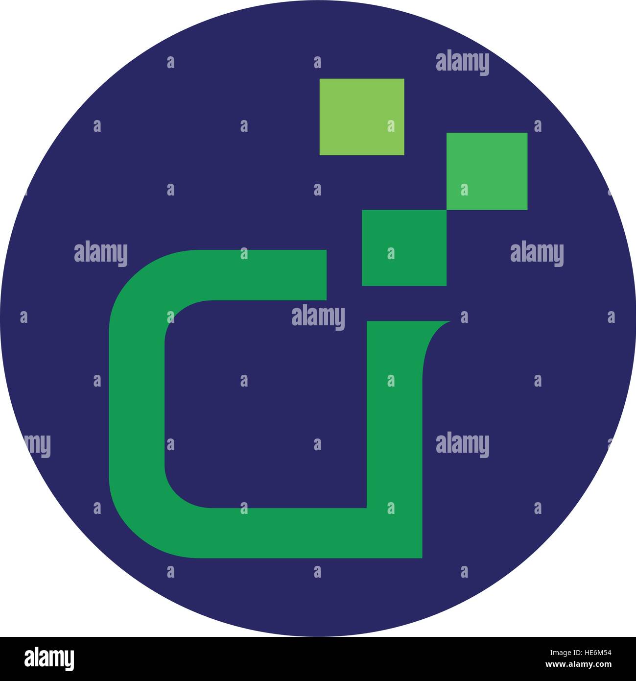 Abstract Letter Logo Design Stock Vector Image & Art - Alamy