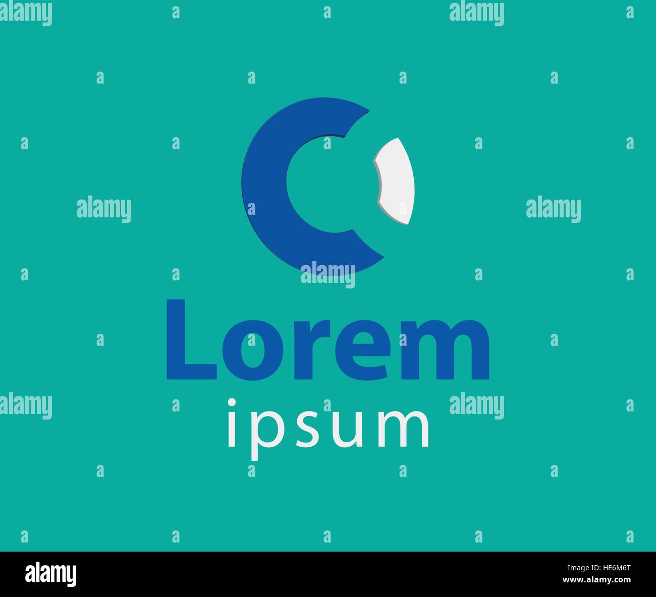For C Logo Design Concept Stock Vector Image & Art - Alamy