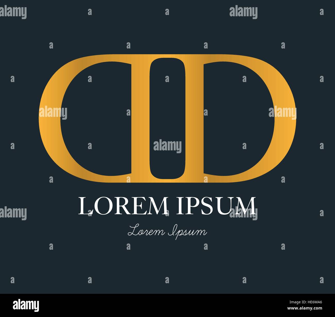 D Logo Concept Design, EPS 8 supported Stock Vector Image & Art - Alamy