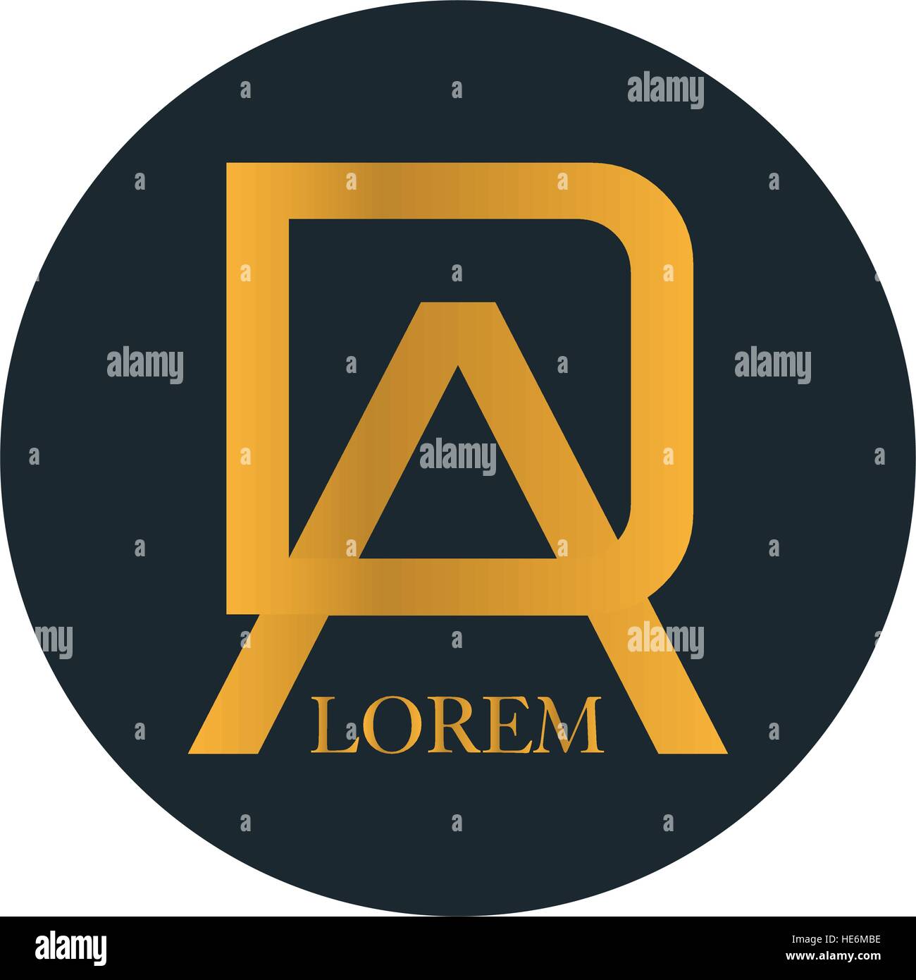 DA Logo Concept Design, EPS 8 supported Stock Vector Image & Art - Alamy