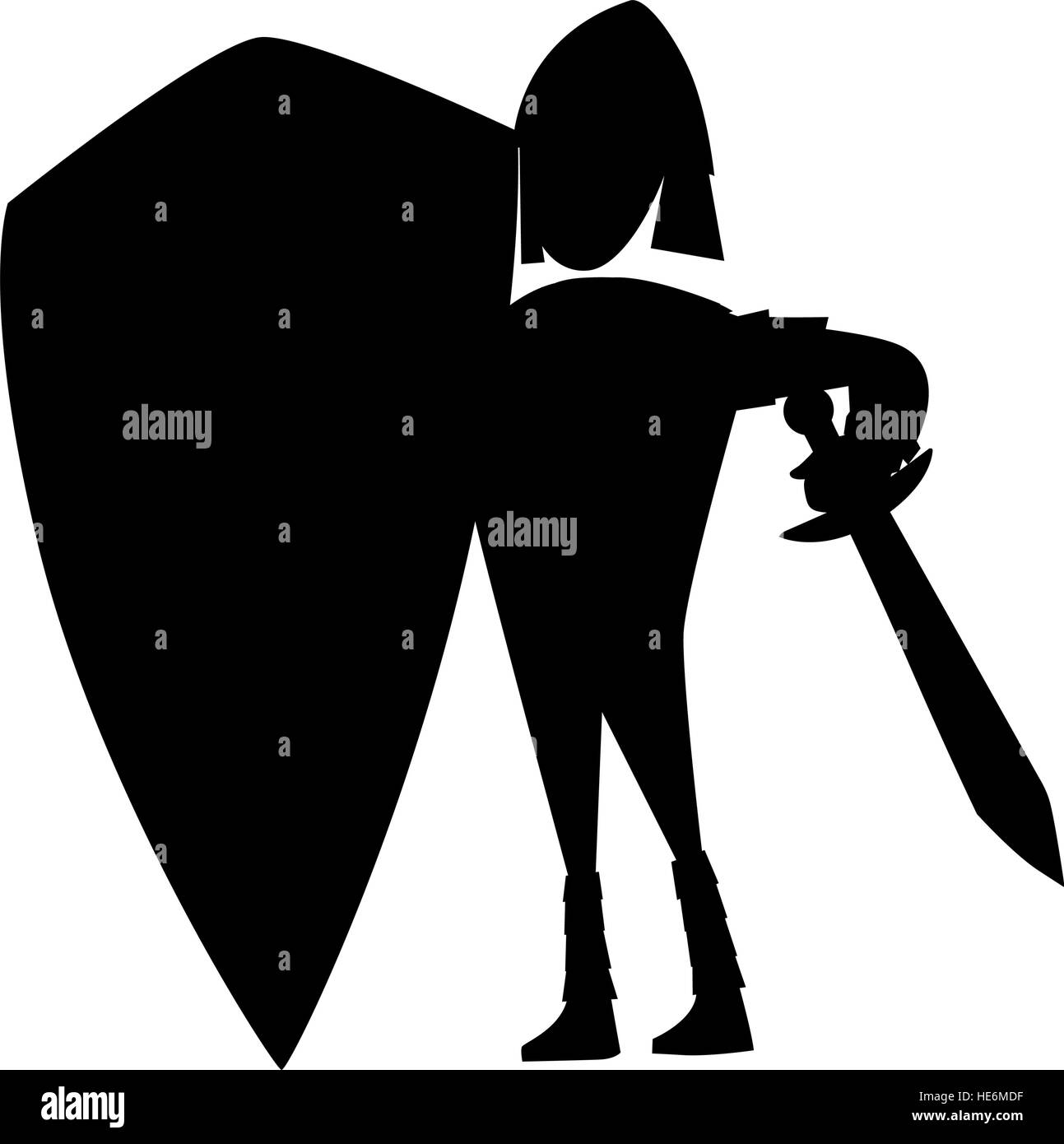 Battle mascot Black and White Stock Photos & Images - Alamy