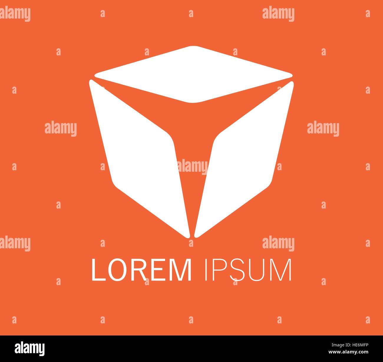 Cube Logo Design Concept Stock Vector Image & Art - Alamy