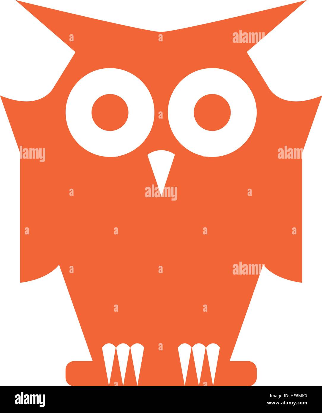 Owl Icon Design Concept Stock Vector Image & Art - Alamy