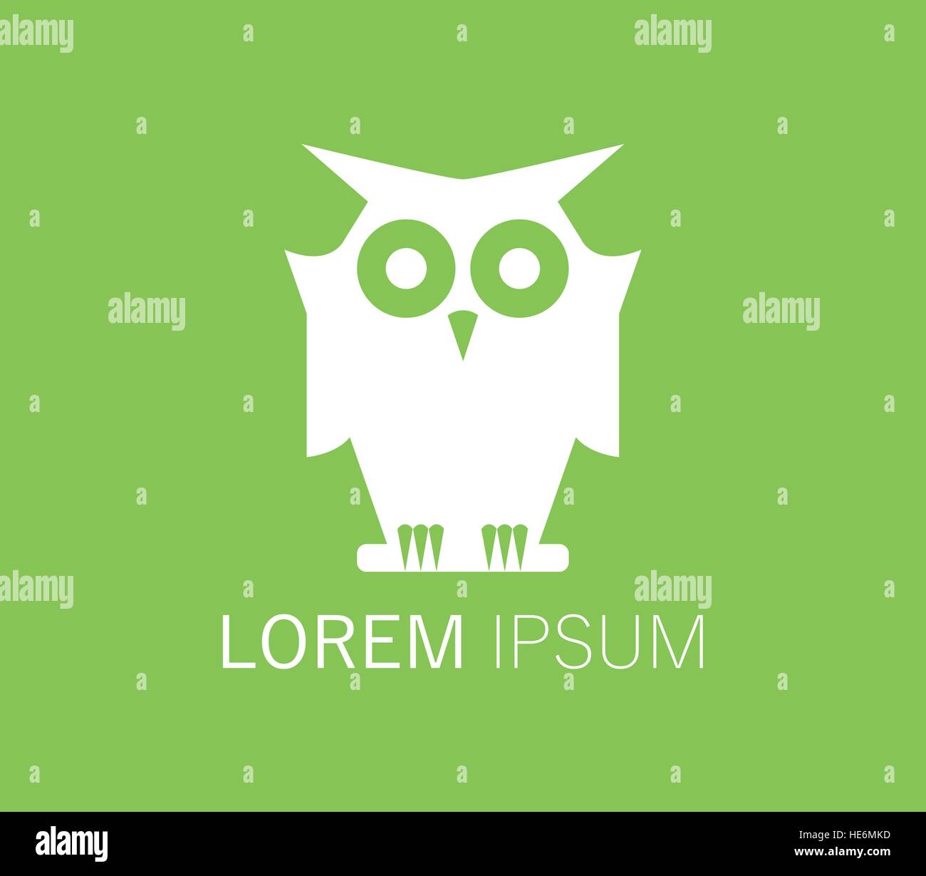 Owl Logo Design Concept Stock Vector Image & Art - Alamy