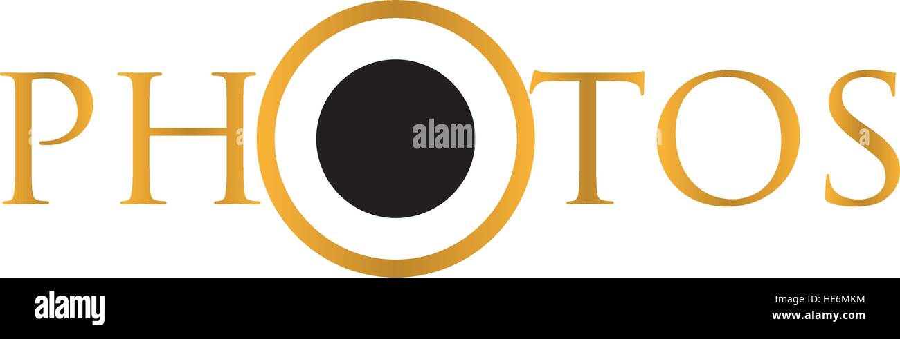 Photos Logo Design Stock Vector Image & Art - Alamy