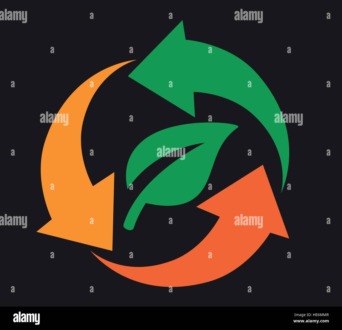 Recycling icon Design Stock Vector Image & Art - Alamy