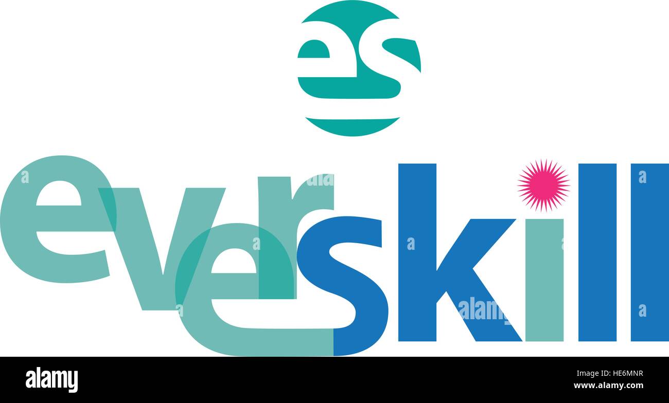 Skill Logo Concept Design. EPS 10 supported Stock Vector Image & Art ...