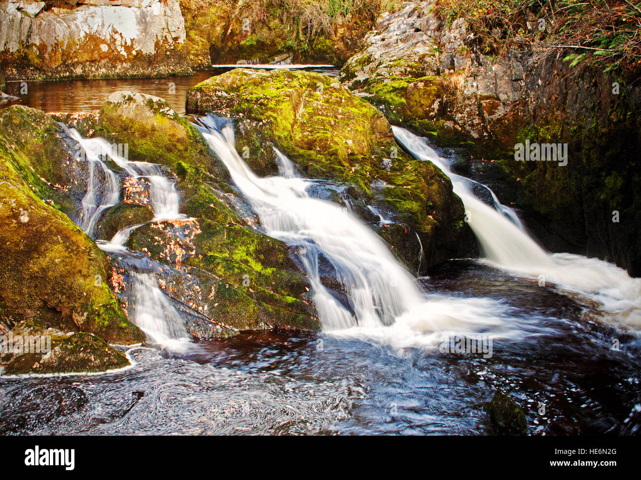 Triple Spout waterfall Stock Photo - Alamy