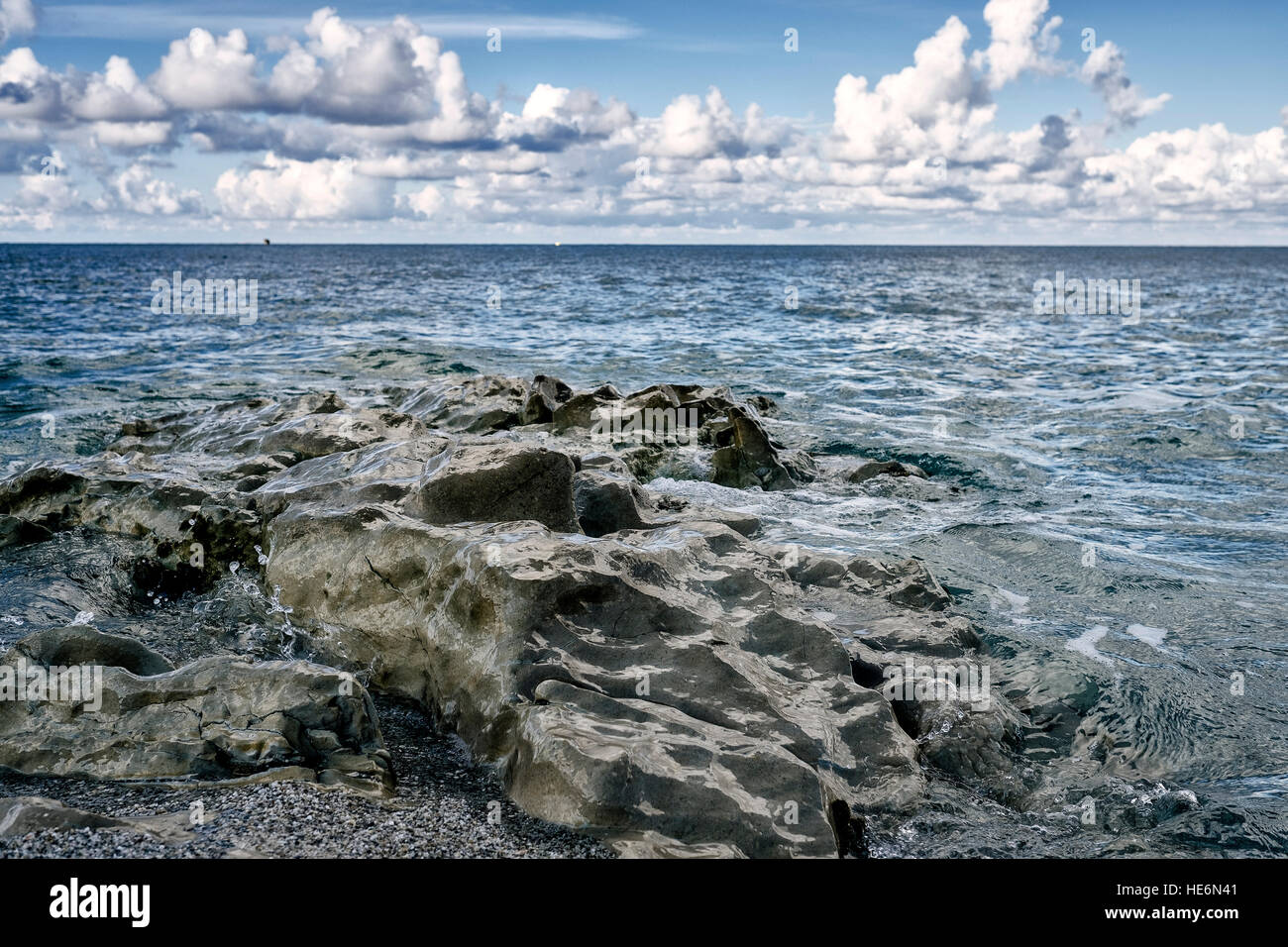 Rocks and Sea at Crete Beach in Summer Greece Europe Stock Photo - Alamy