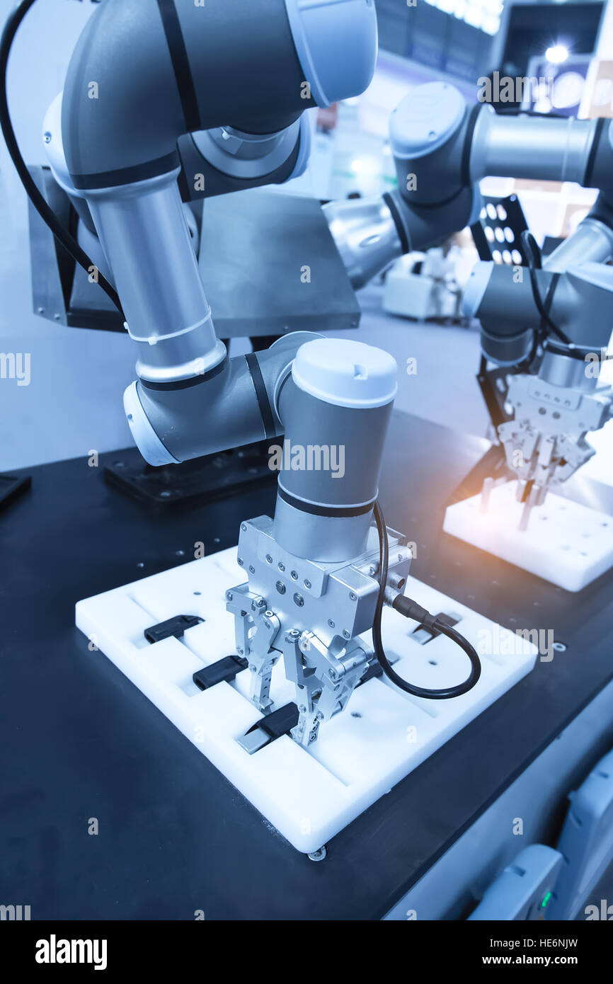 Controler of robotic hand Stock Photo - Alamy