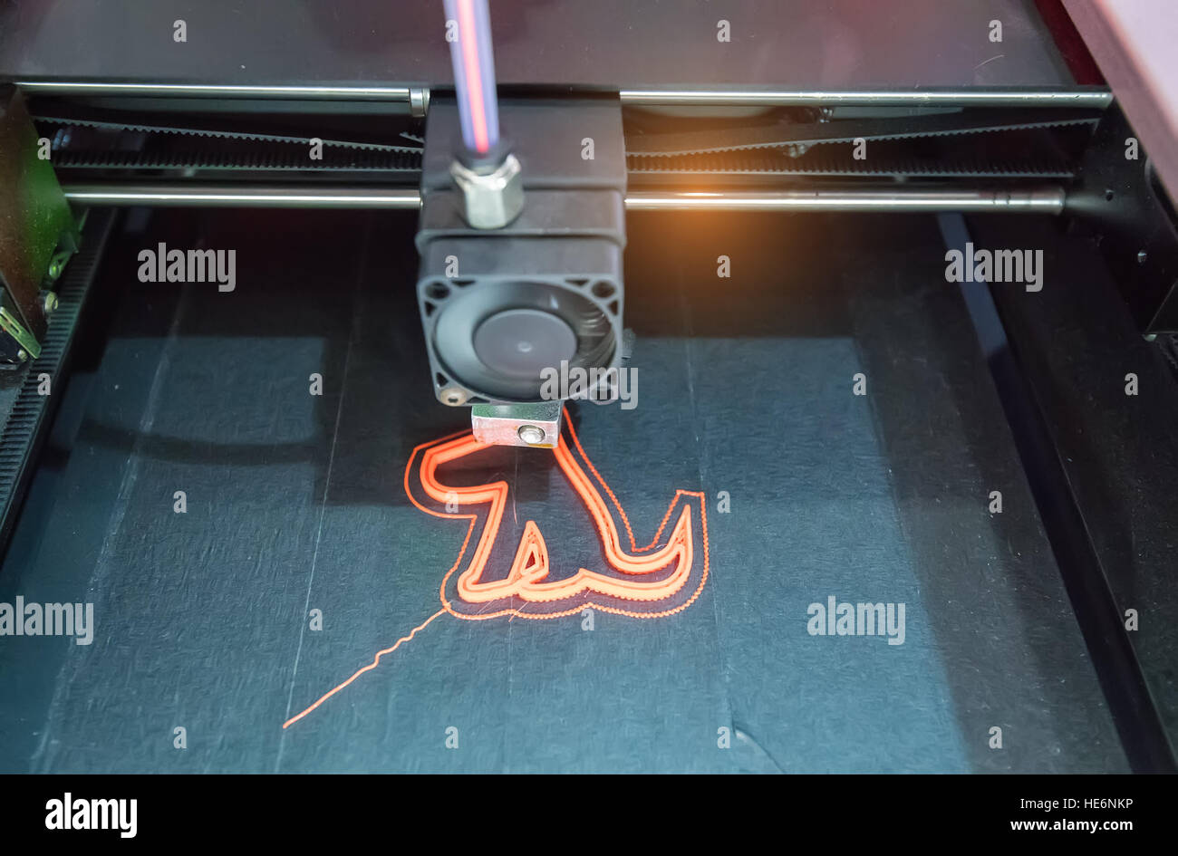 Three dimensional printing machine Stock Photo - Alamy