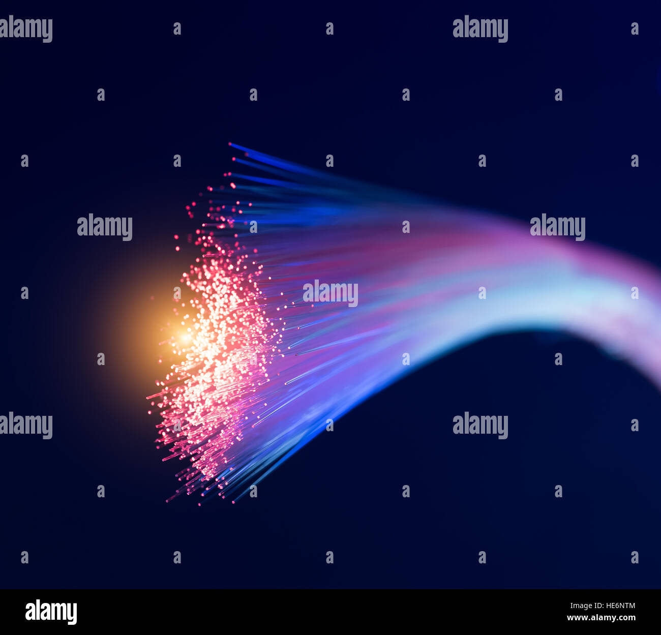 fiber optical network cable Stock Photo - Alamy