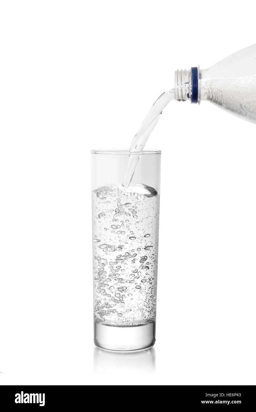 Crystal glass full water blue hi-res stock photography and images - Alamy