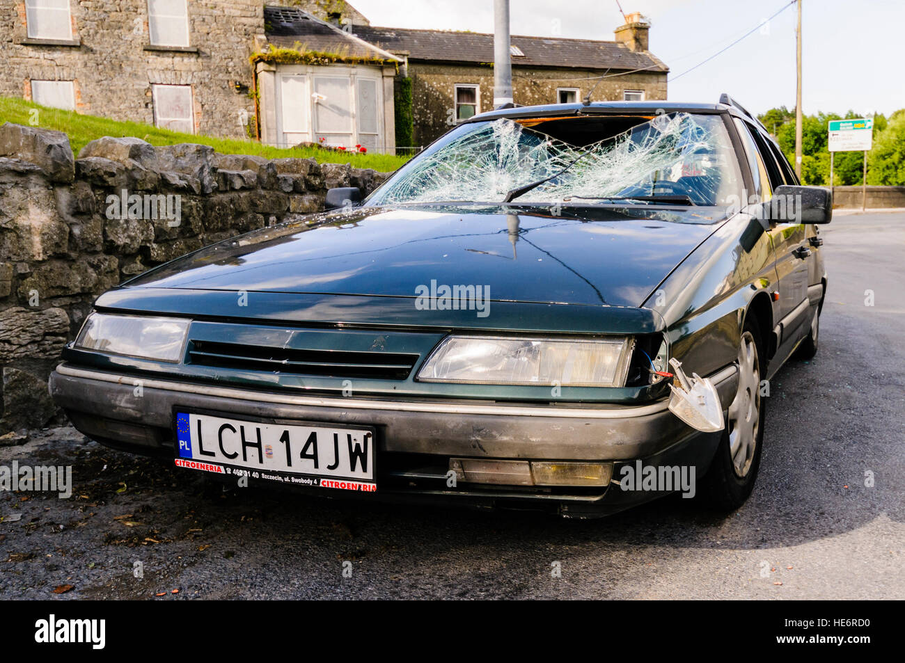 Smashed up hi-res stock photography and images - Alamy