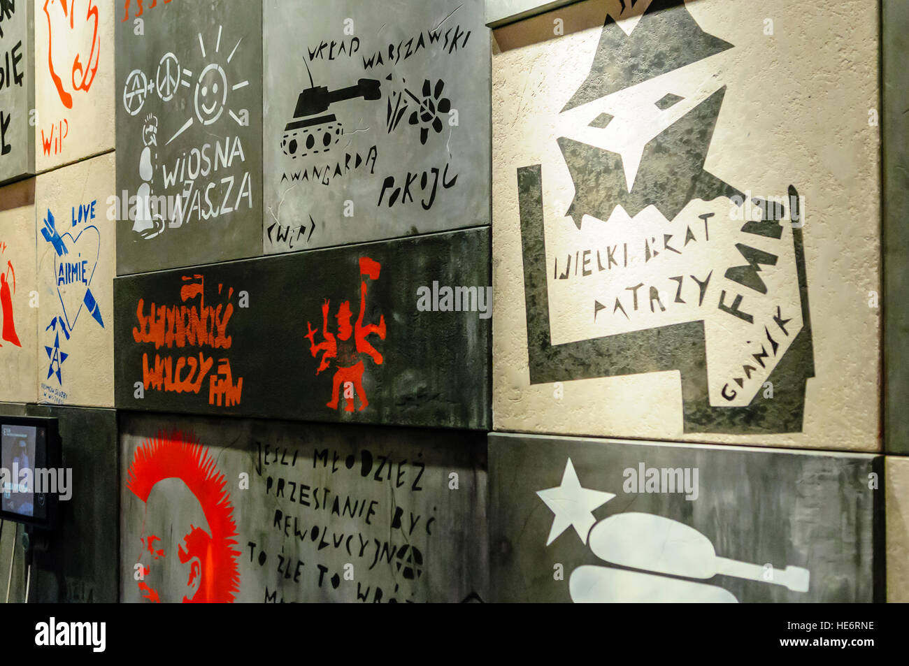 Polish communist posters hi-res stock photography and images - Alamy