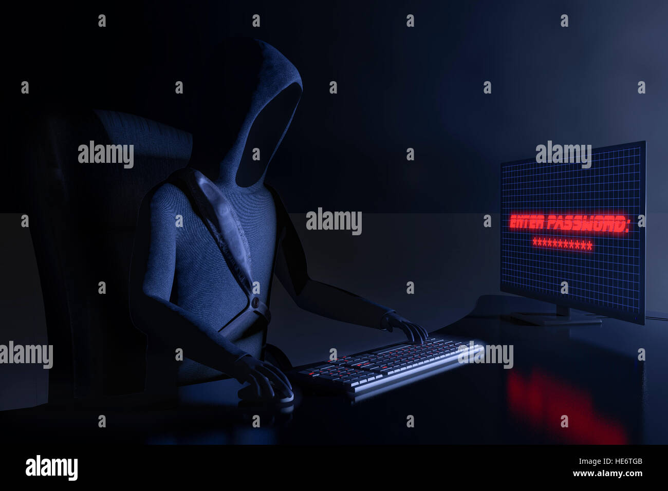 Hacker at work Stock Photo - Alamy