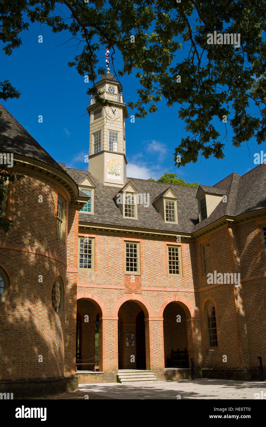 Colonial Williamsburg Capitol Building Stock Photo - Alamy