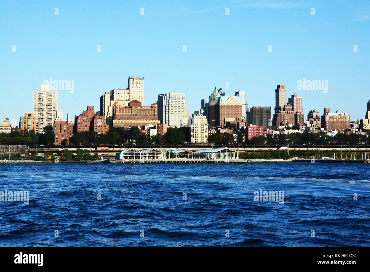 Brooklyn skyline, view from Manhattan, New York City Stock Photo - Alamy