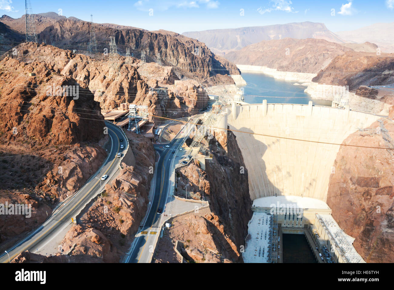 Hoover dam aerial hi-res stock photography and images - Alamy