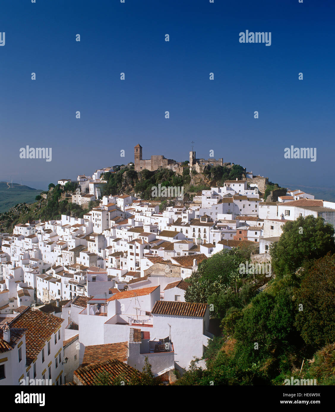 Casares white village, Andalucia, Spain Stock Photo - Alamy