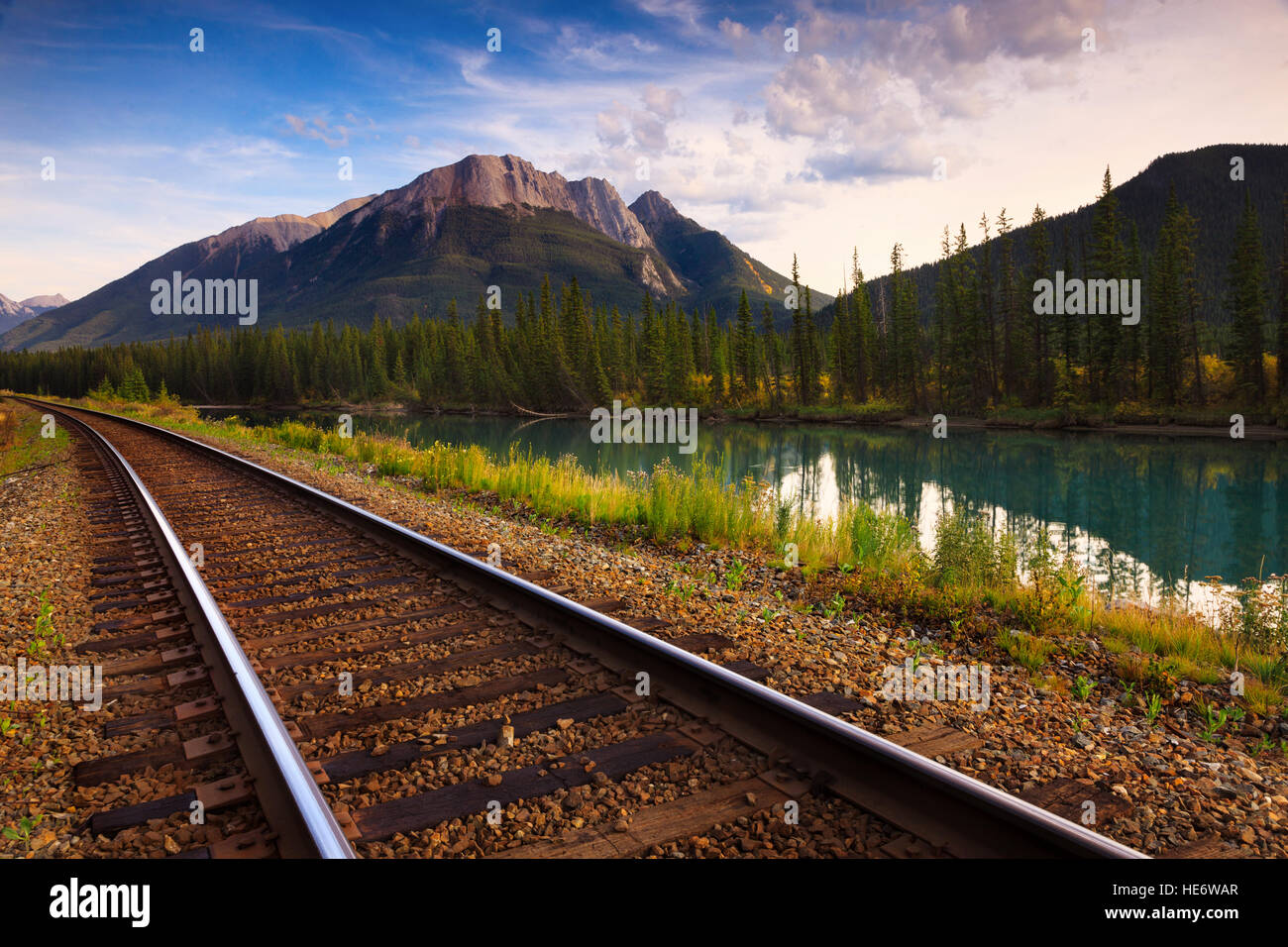 Trans Canadian Railway Stock Photo - Alamy