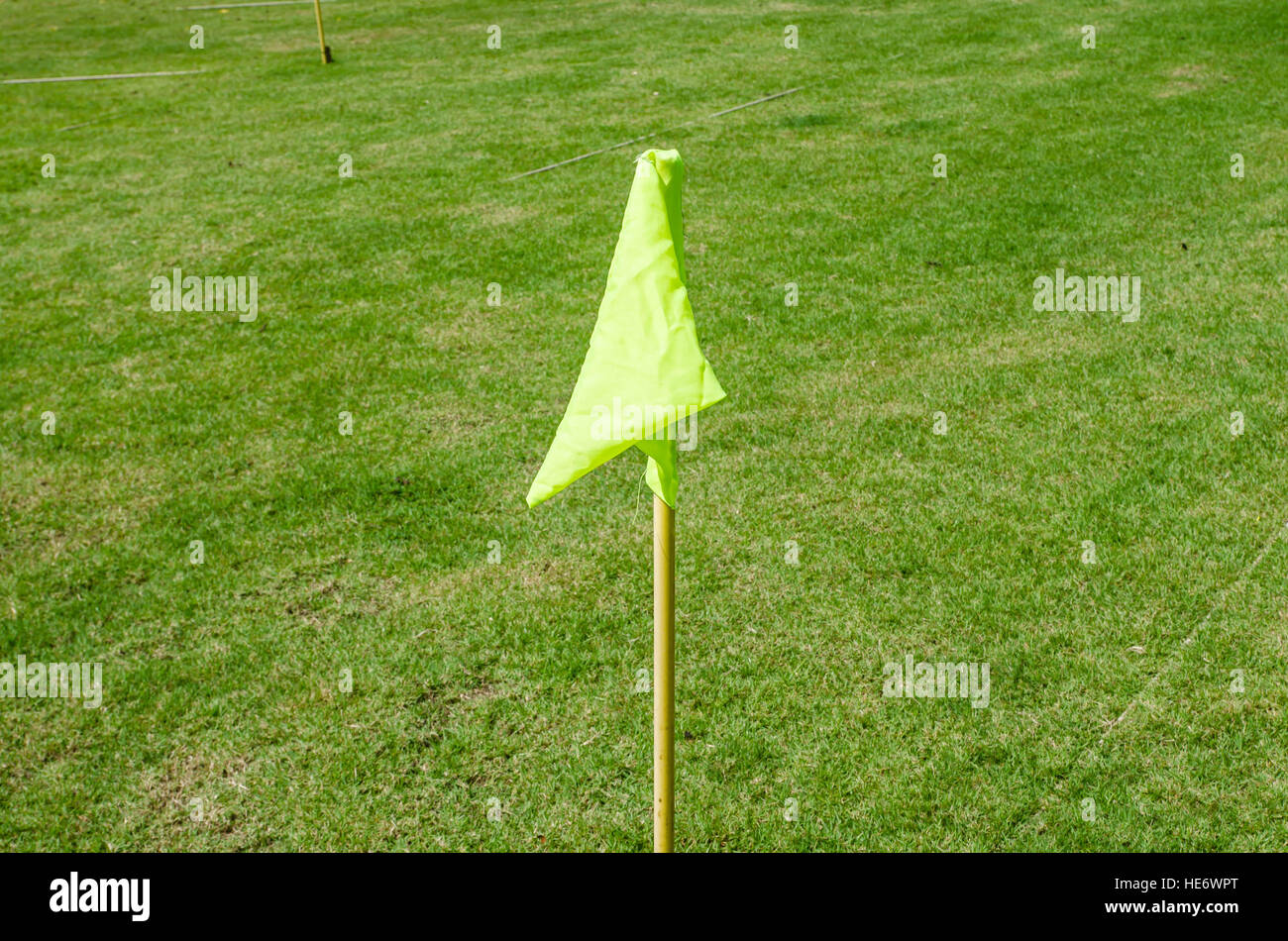 Grass lawn with flags hi-res stock photography and images - Alamy