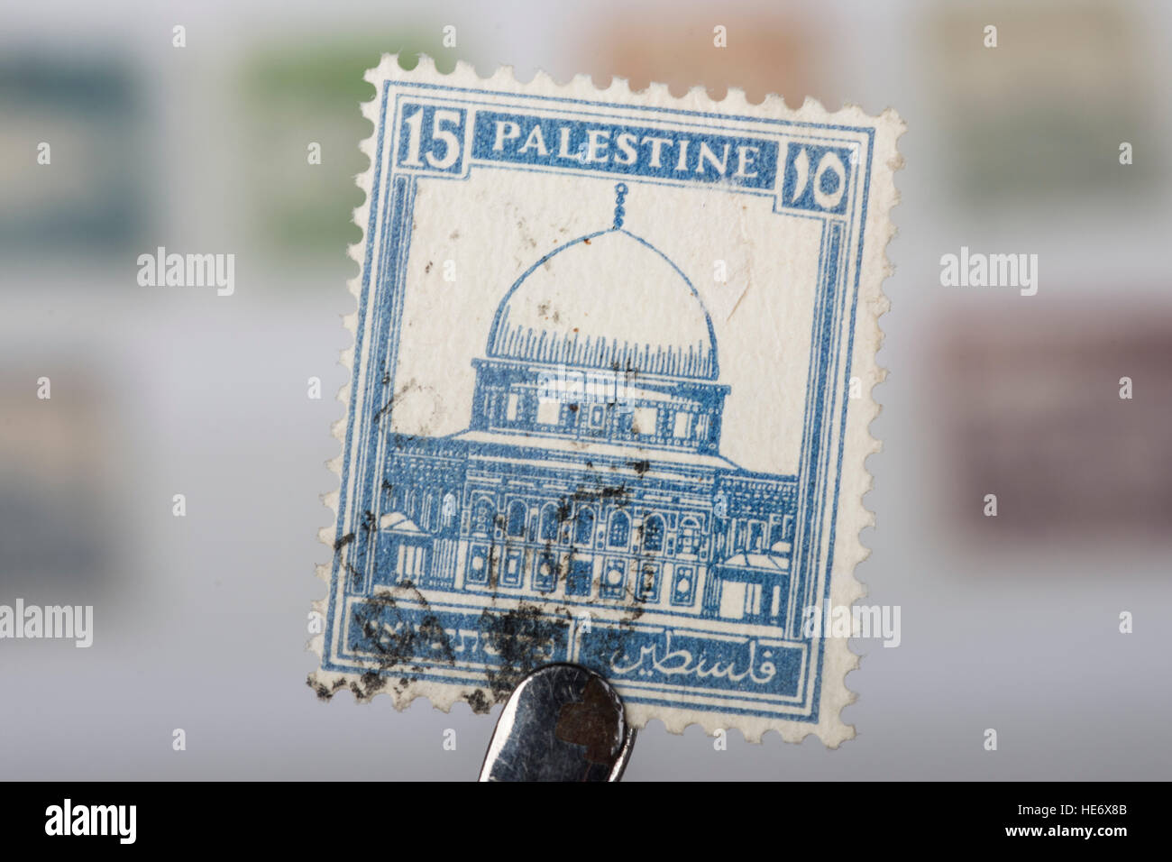 Palestine post mark stamp post stamp hi-res stock photography and ...