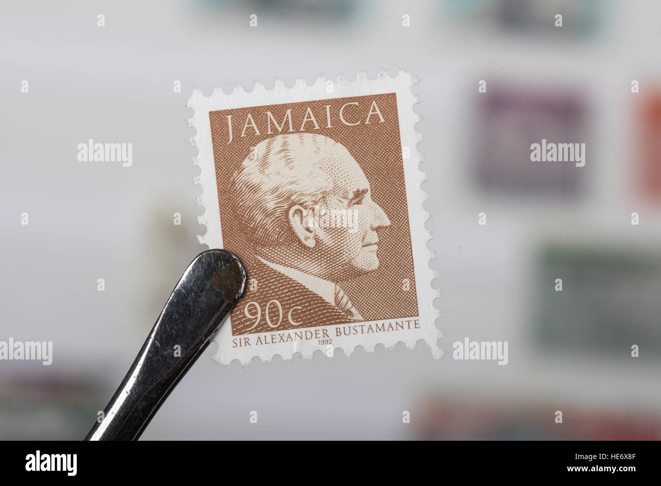 Postage stamp jamaica hi-res stock photography and images - Alamy