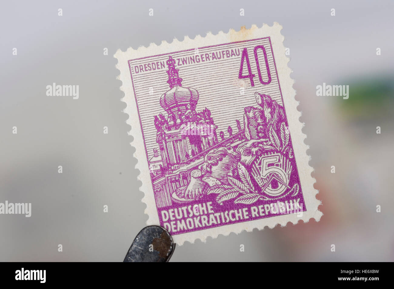 German democratic republic postage stamp hi-res stock photography and ...