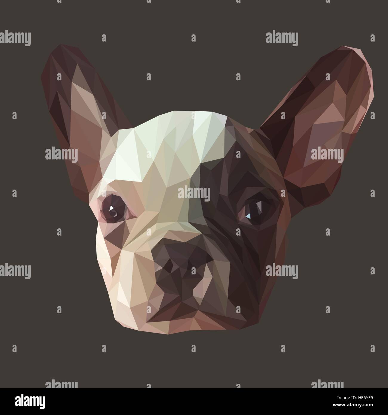 Animal triangle Stock Vector Images - Alamy