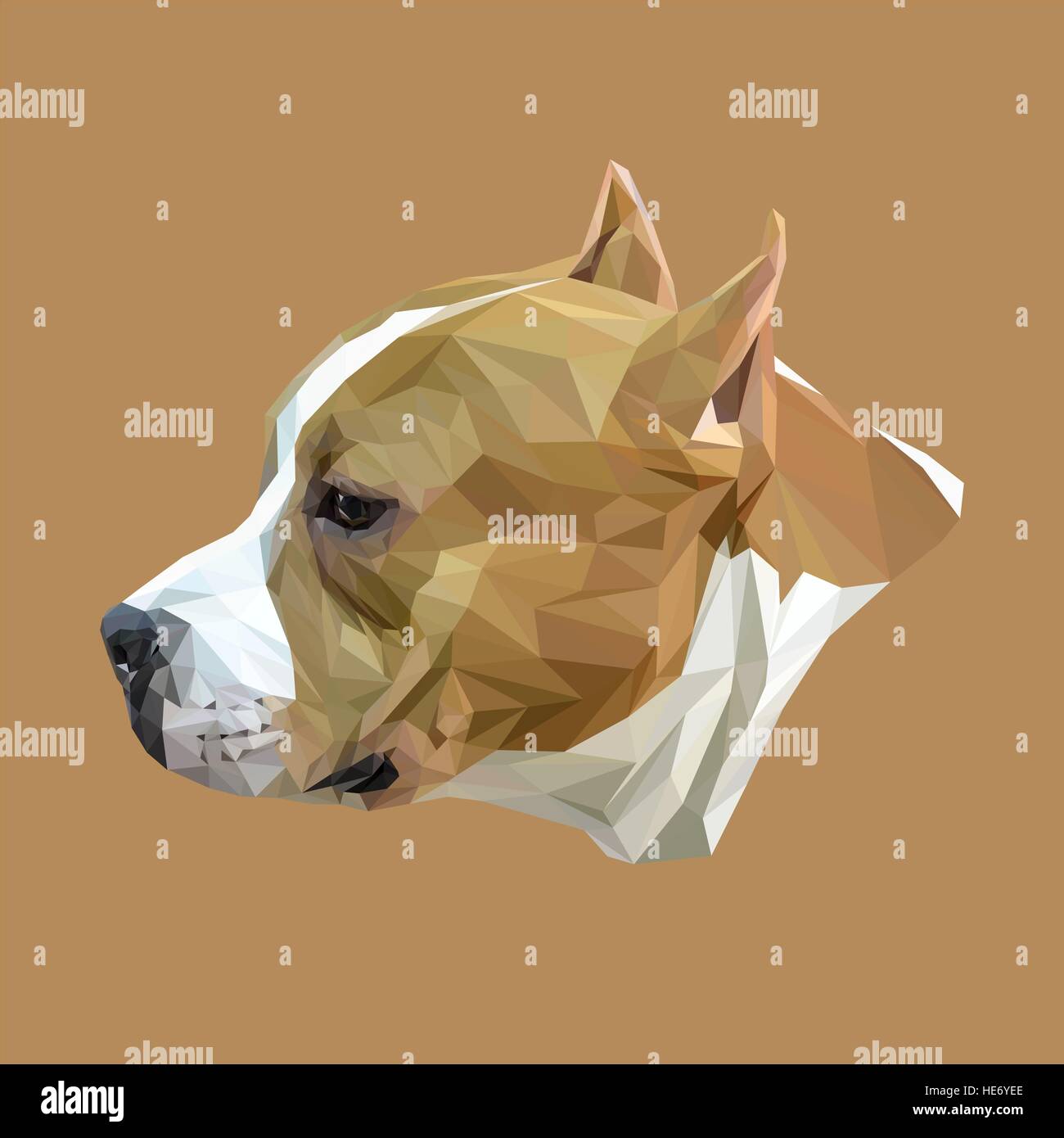 Cartoon dog with big eyes Stock Vector Images - Alamy