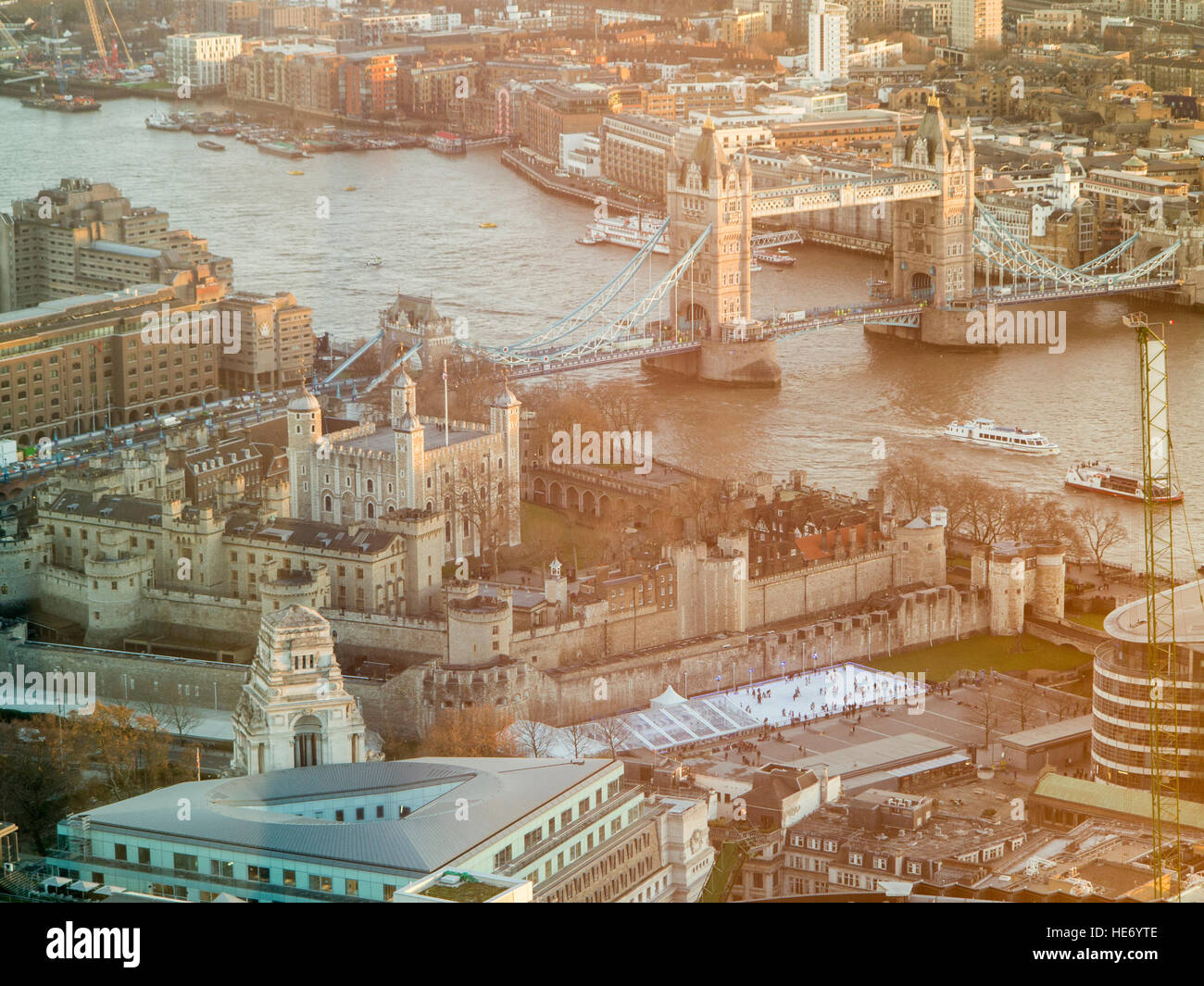 Ice Skating London Thames High Resolution Stock Photography and Images ...