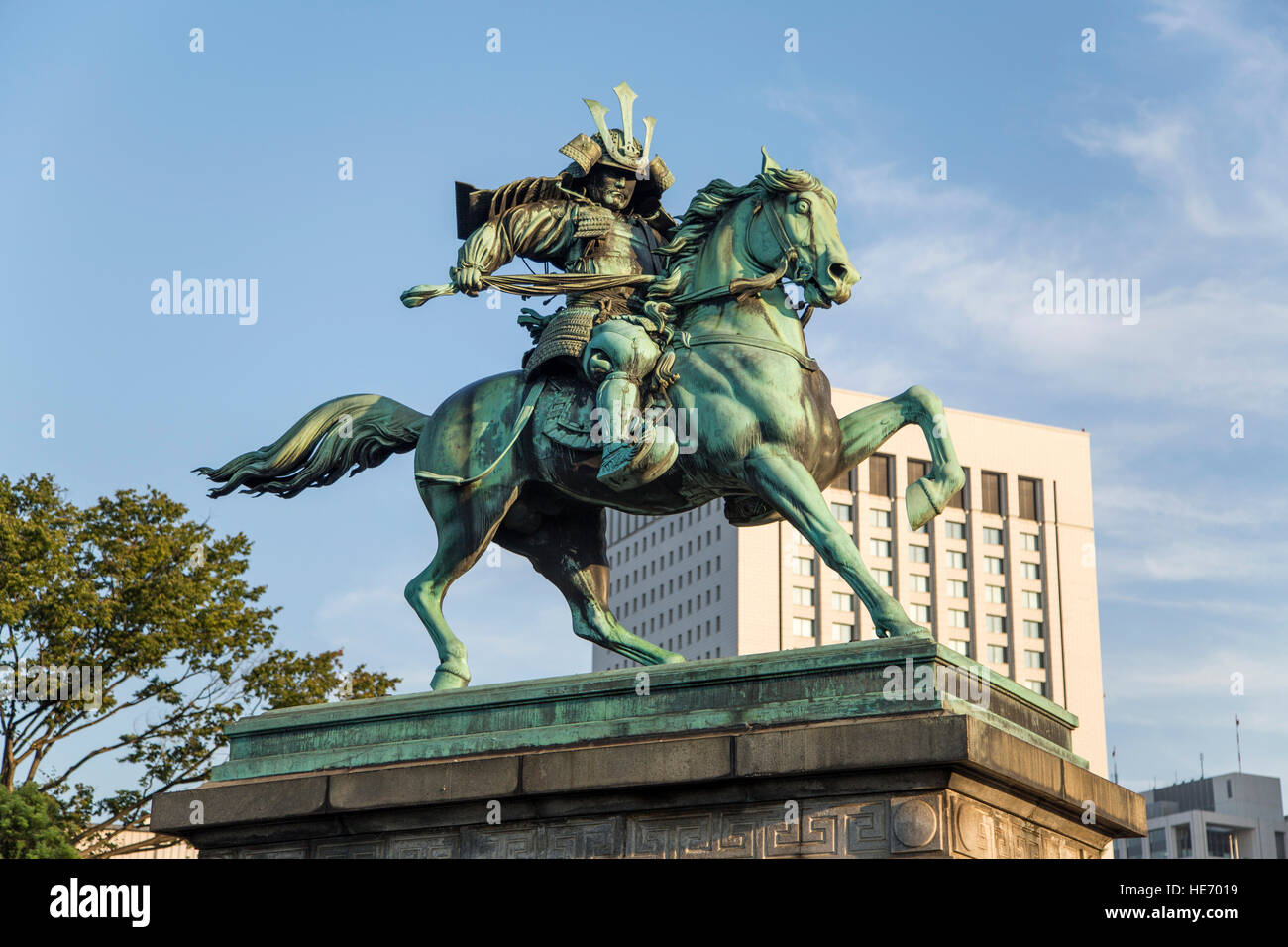 Statue of Kusunogi Masashige in Tokyo, Japan Stock Photo - Alamy
