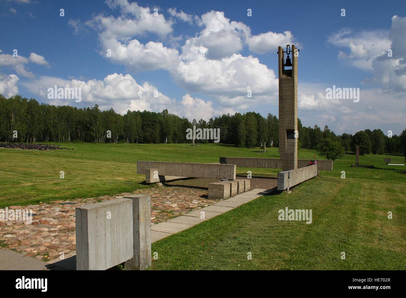 Khatyn memorial complex. Belarus Stock Photo - Alamy