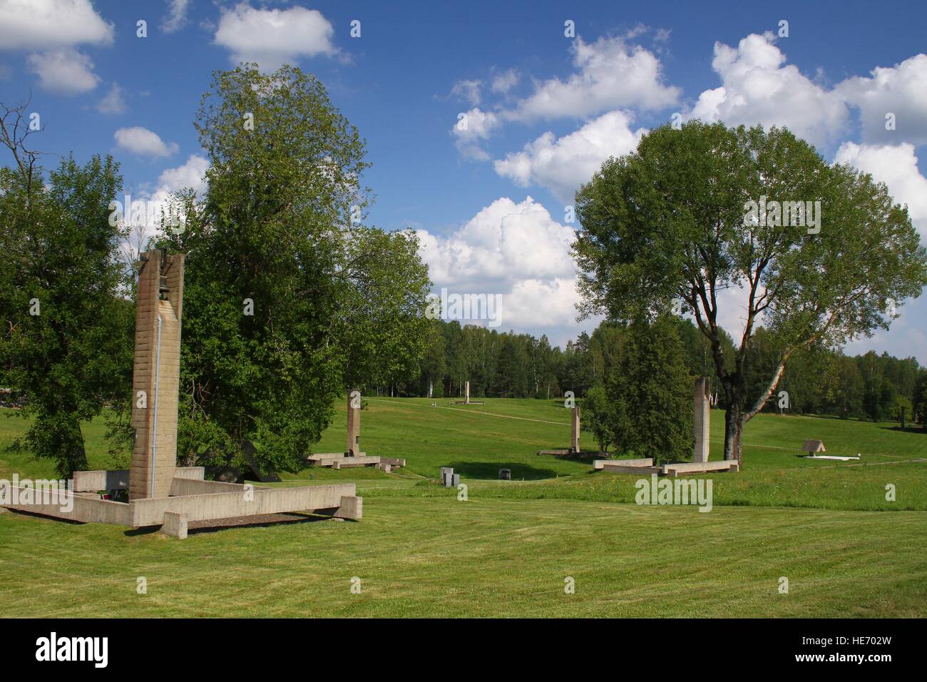 Belarus, Khatyn memorial complex Stock Photo - Alamy