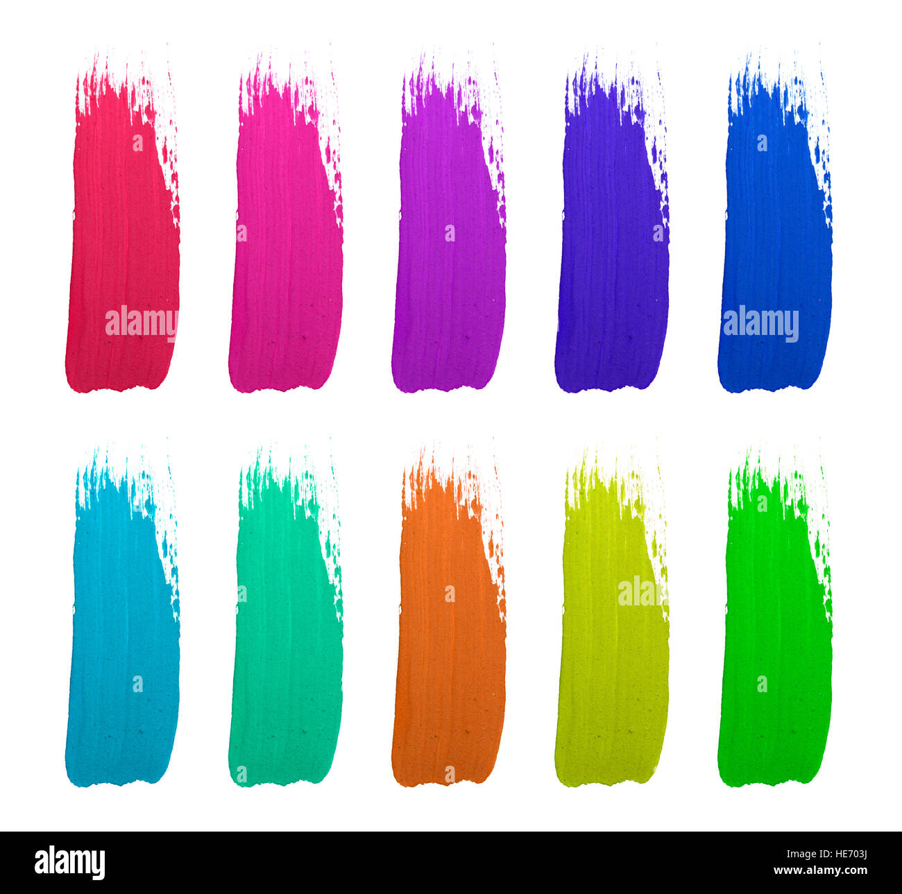 Shape of different color isolated on white background Stock Photo - Alamy