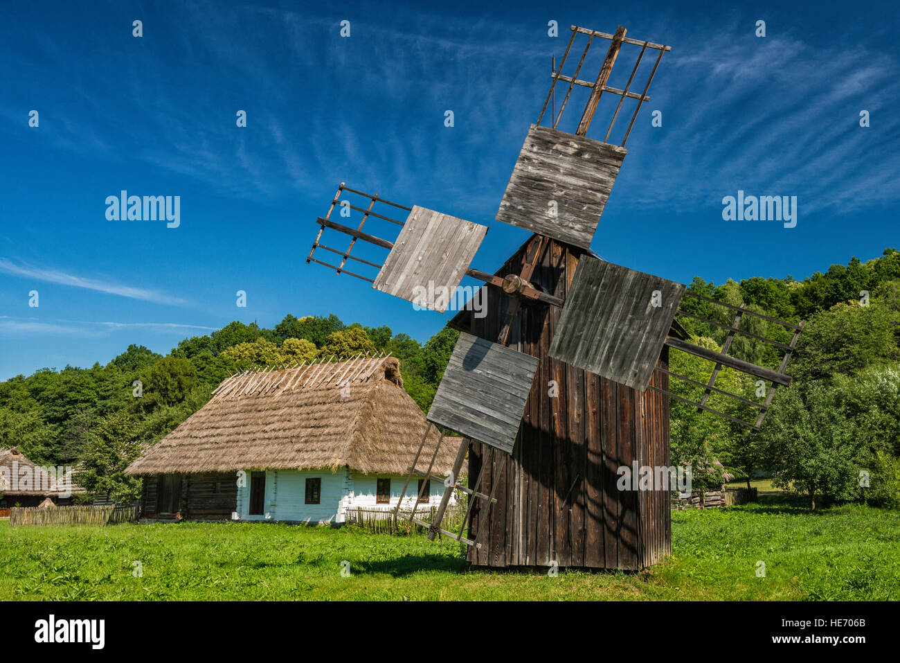 Skansen windmill hi-res stock photography and images - Alamy