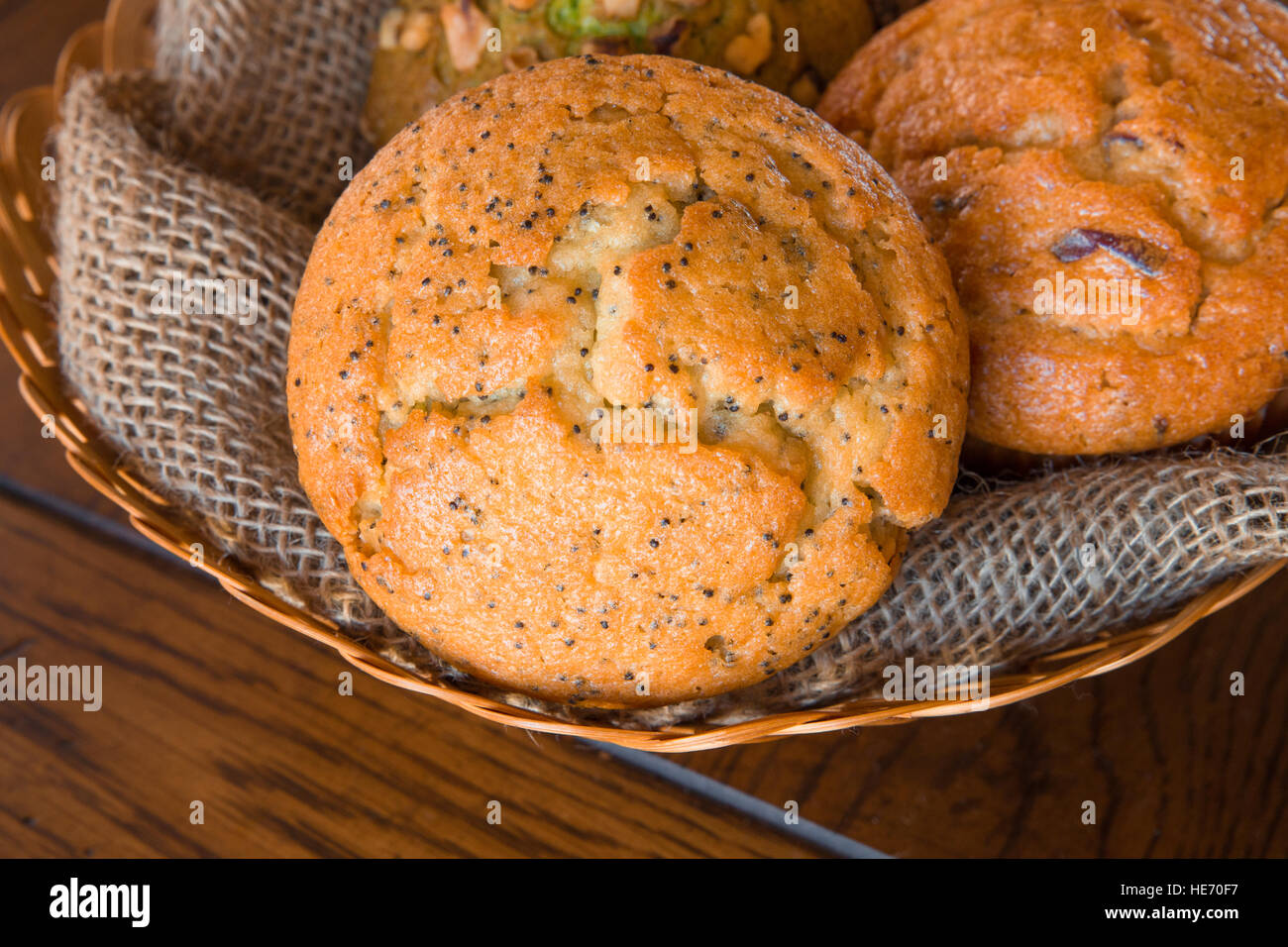 Assorted varieties of homemade muffins Stock Photo - Alamy