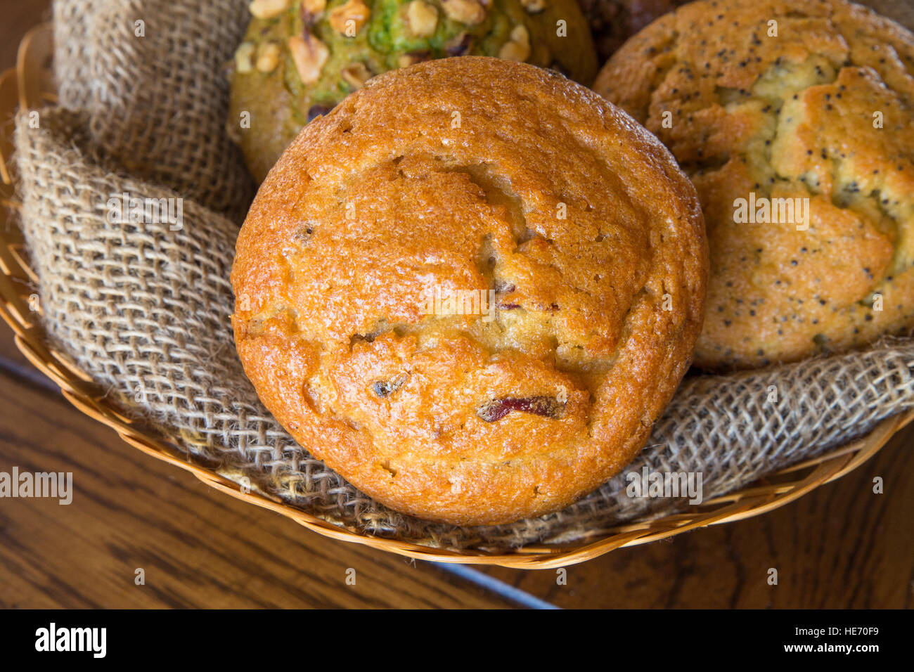 Assorted varieties of homemade muffins Stock Photo - Alamy