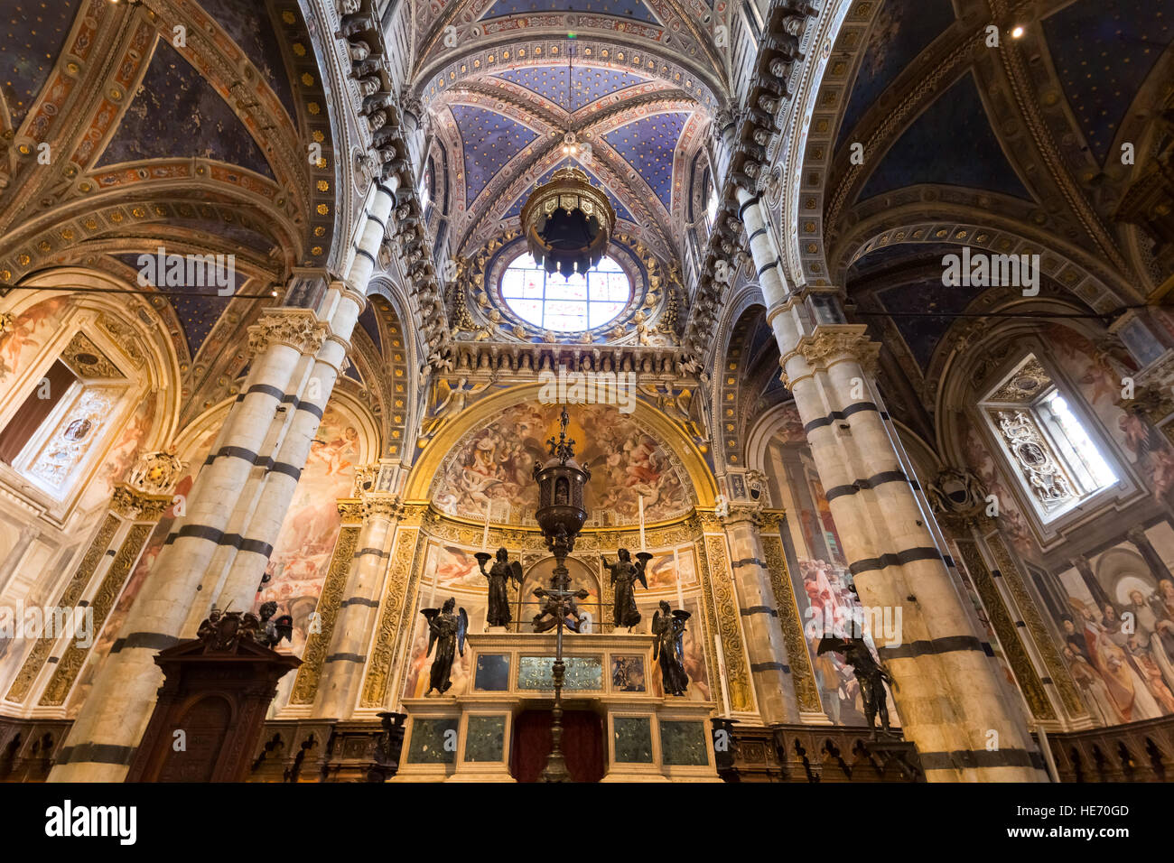 Siena cathedral interior hi-res stock photography and images - Alamy