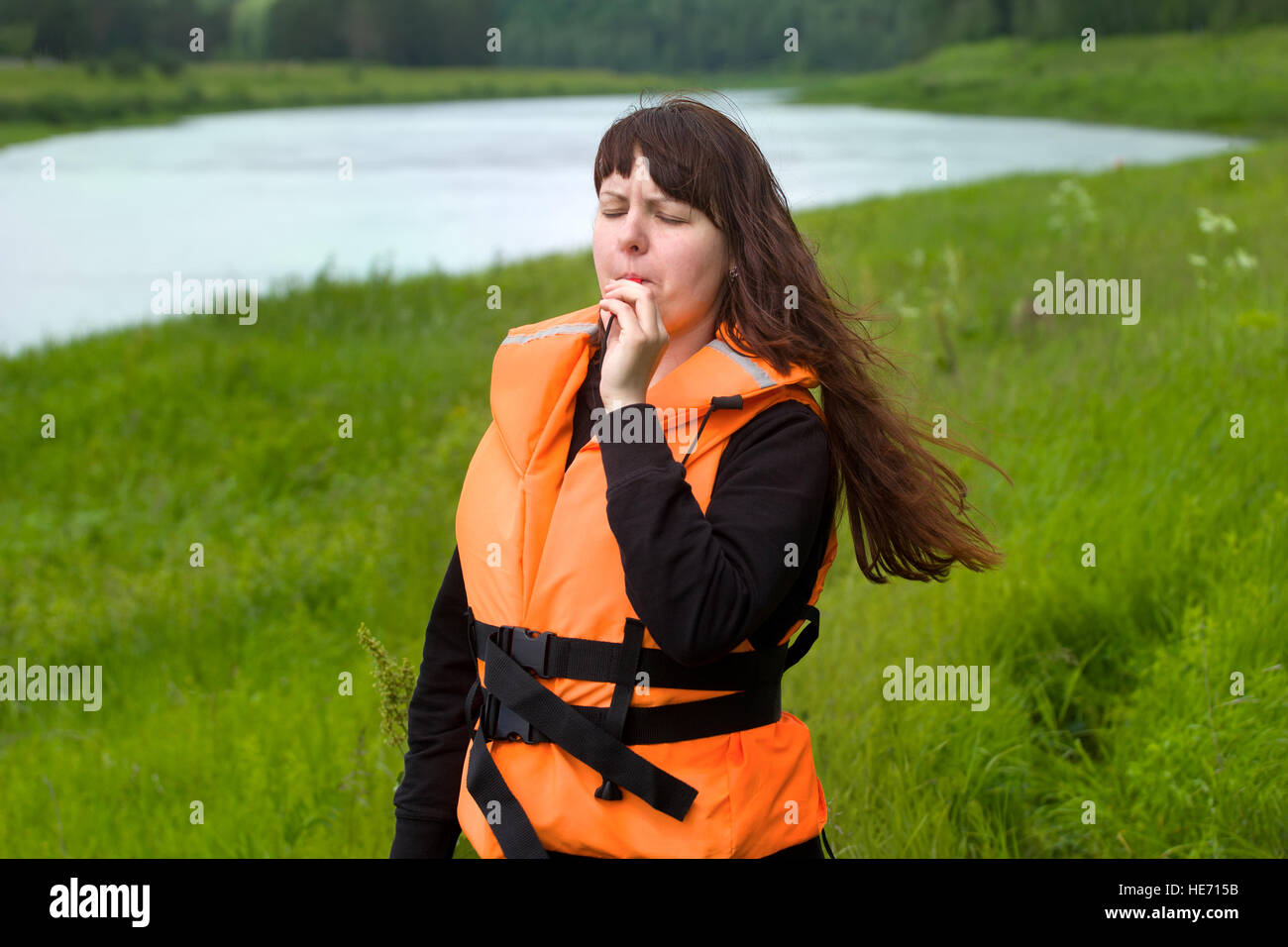 beauty of nature and girl guide Stock Photo - Alamy