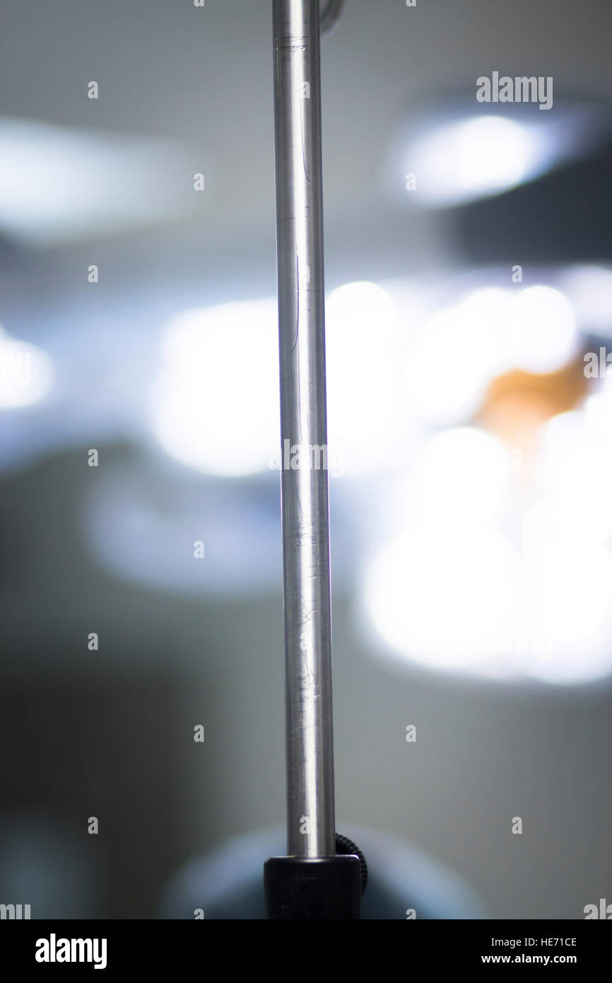 Medical intravenous IV drip stand in hospital used to replace liquids ...